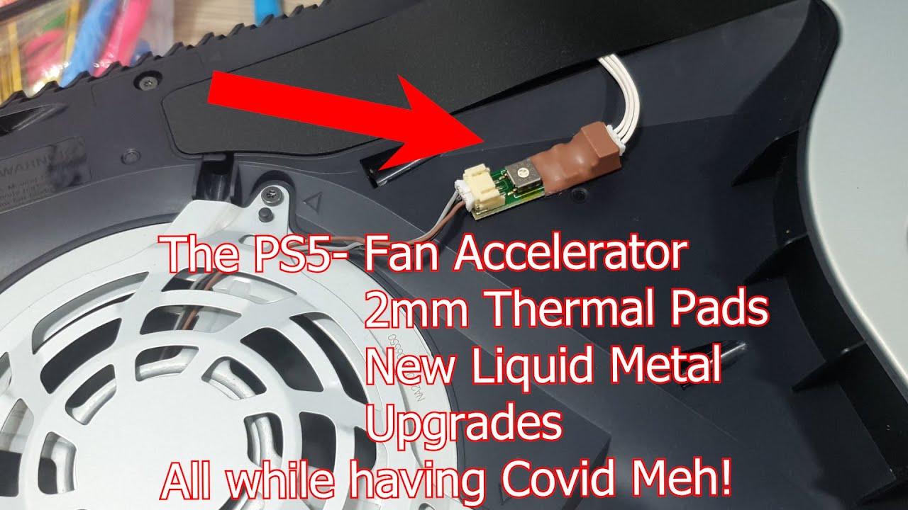 PS5- Fan Accelerator(More RPM) More Air Flow- The Covid Edition - YouTube