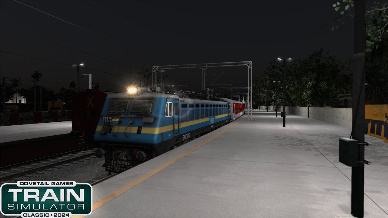 Train Simulator Classic 2024 |WAG 7 Erode Nellai SF Express-12632 ...