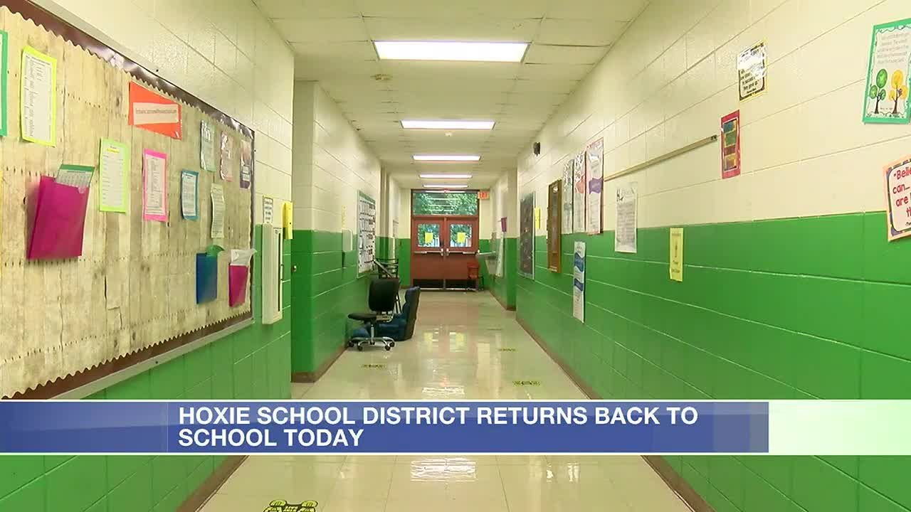 Mustangs excited for return, new elementary school - YouTube