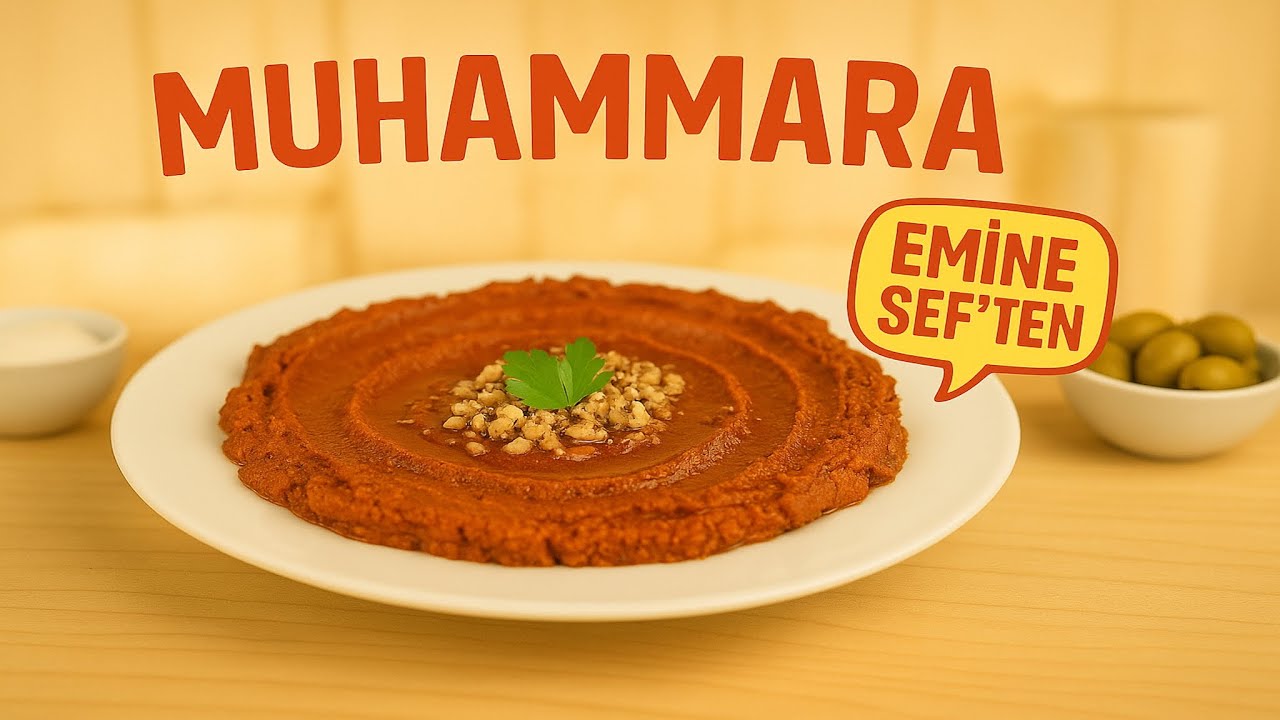 OLMAZSA OLMAZ MEZE 😋 ️ MUHAMMARA NASIL YAPILIR? #keşfet #meze # ...