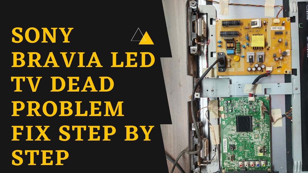 Sony Bravia LED TV Dead Problem Fix Step By Step - YouTube