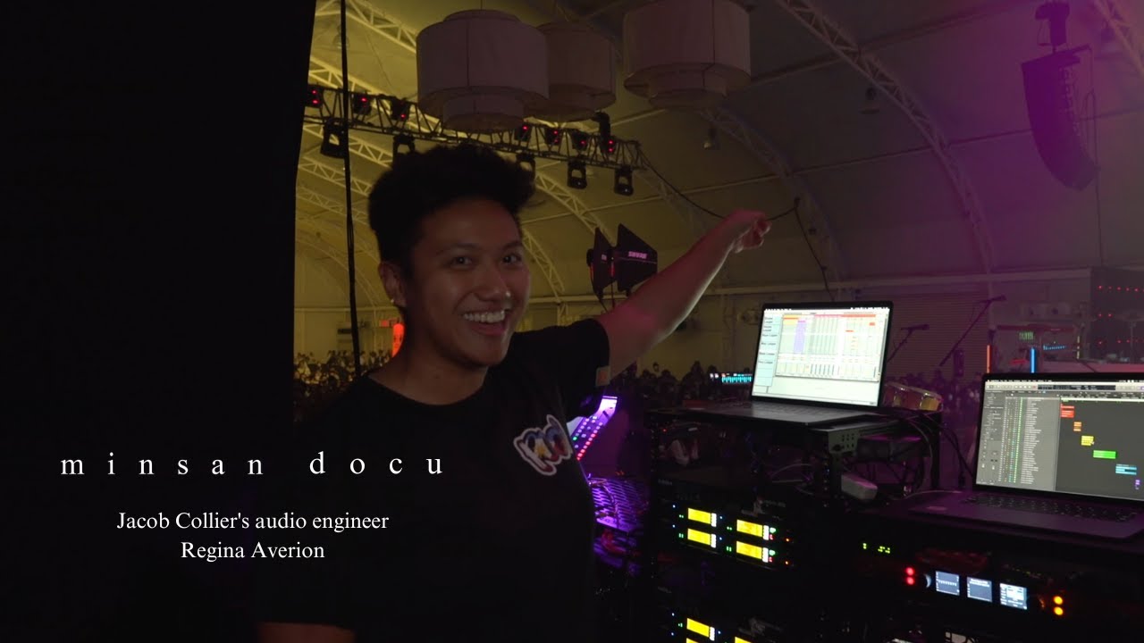 jacob collier's audio engineer extraordinaire, Regina Averion - YouTube