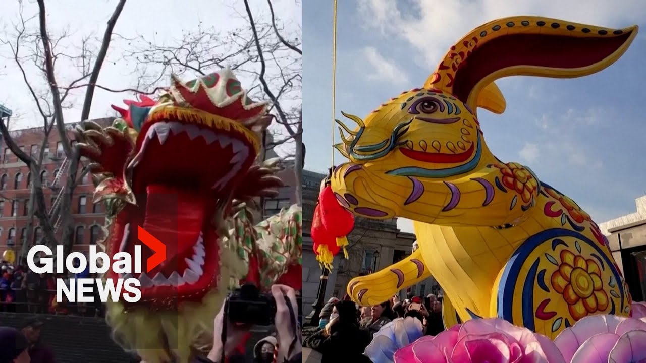 Lunar New Year: Celebrations mark year of the rabbit from China to New ...