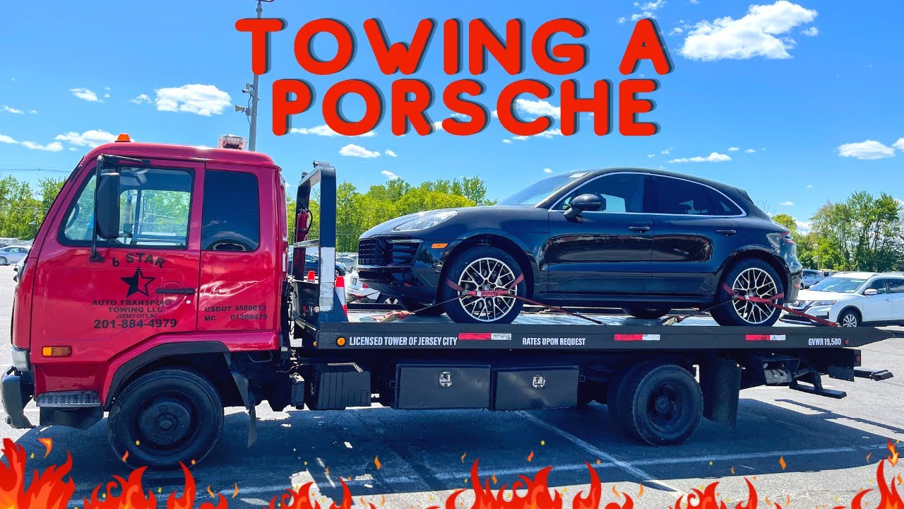Towing a Porsche Macan - YouTube