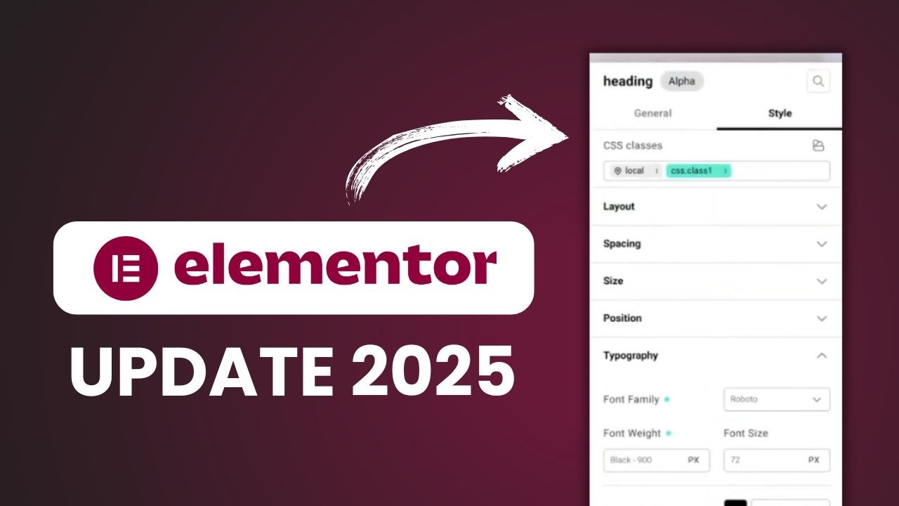Elementor Update 2025 - DAS sind die NEUEN Features in v4! - YouTube