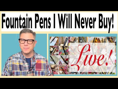 Fountain Pens I will Never Buy! Hemingway Jones Live on 03/21/23 - YouTube