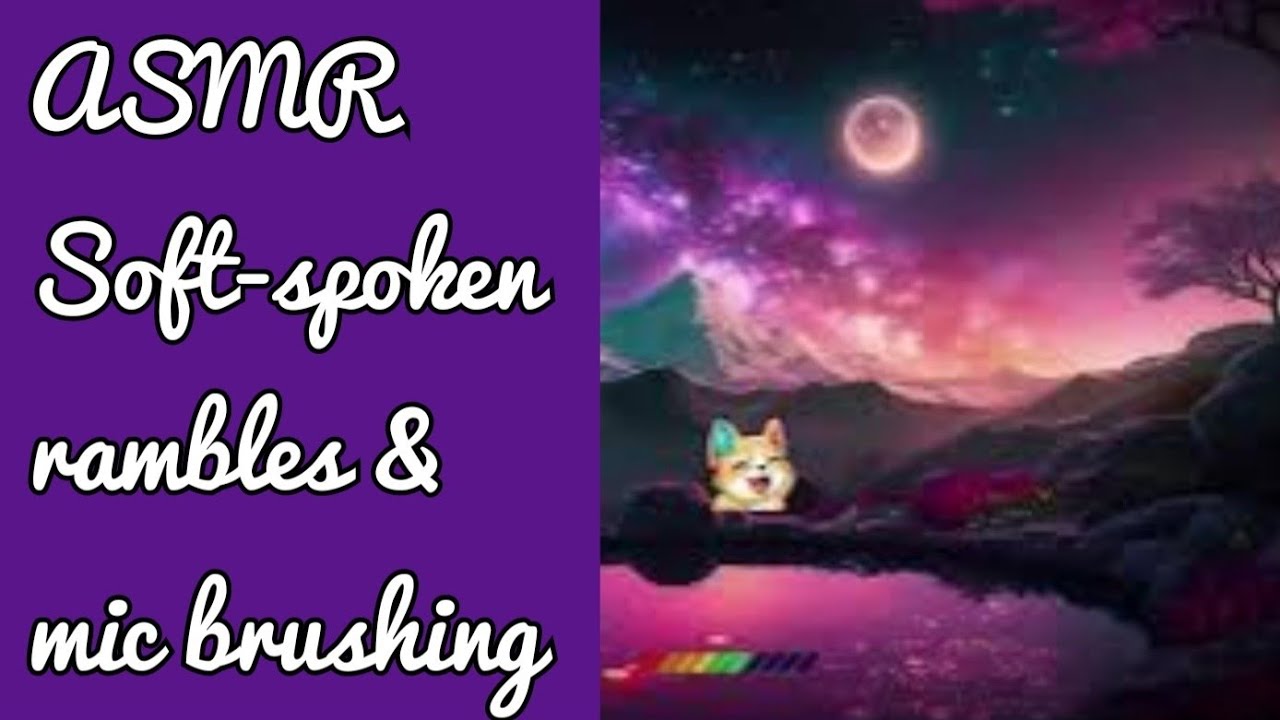 ASMR | Female Soft-Spoken Rambles & Mic Brushing | Twitch VOD 💤 - YouTube