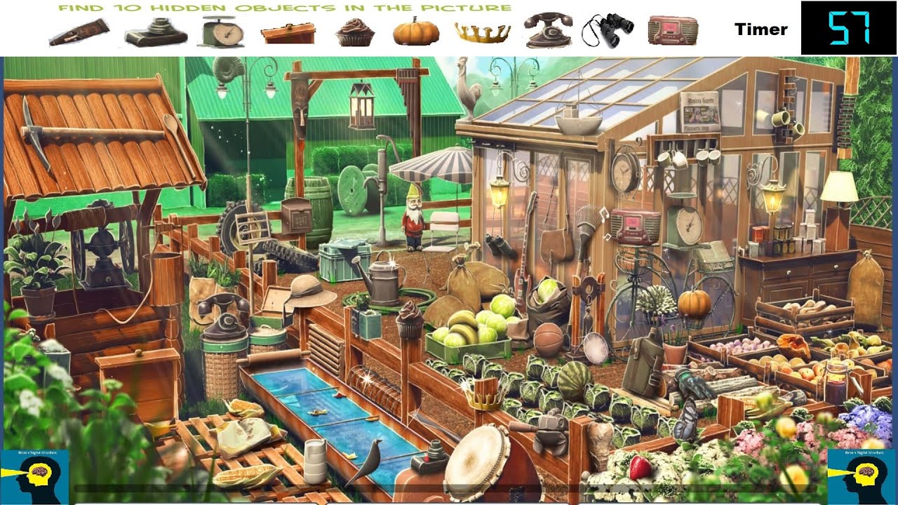 Find the Hidden objects. Spot the missing objects. - YouTube