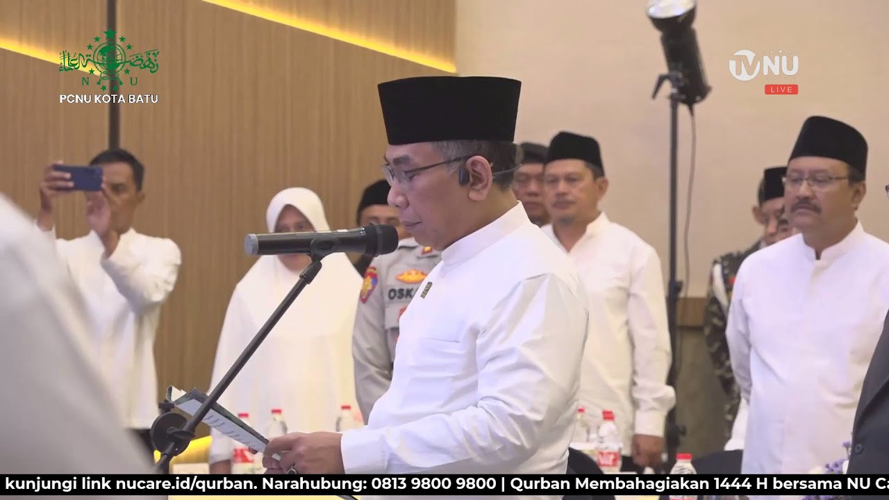 🔴 (LIVE) Pelantikan PCNU Kota Batu oleh Ketua Umum PBNU - YouTube