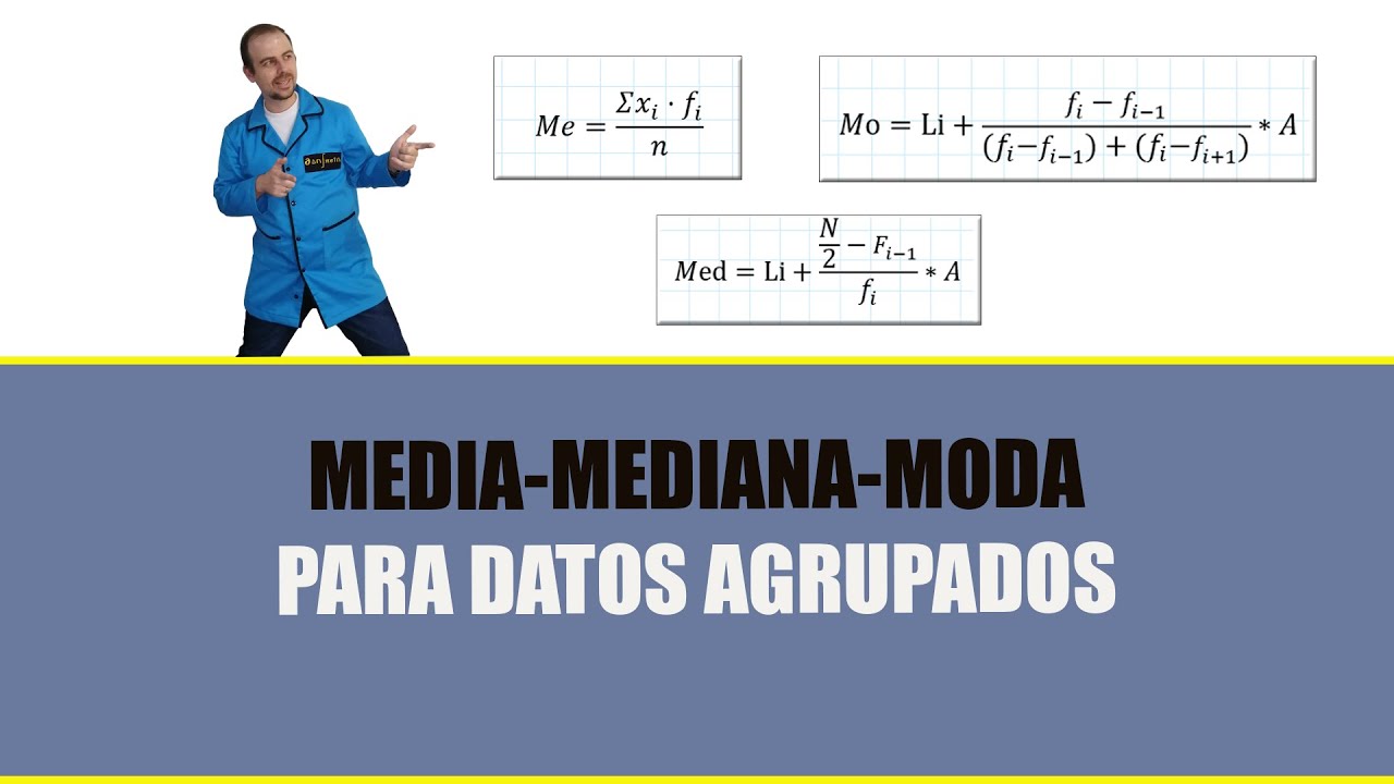 📚Media, Mediana y Moda para DATOS AGRUPADOS - YouTube