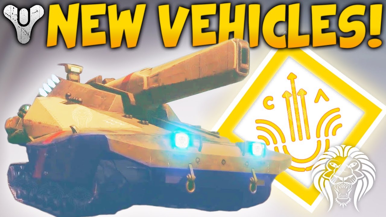 Destiny 2: NEW VEHICLES & TANKS! Social Space Easter Egg, Cryptarch ...