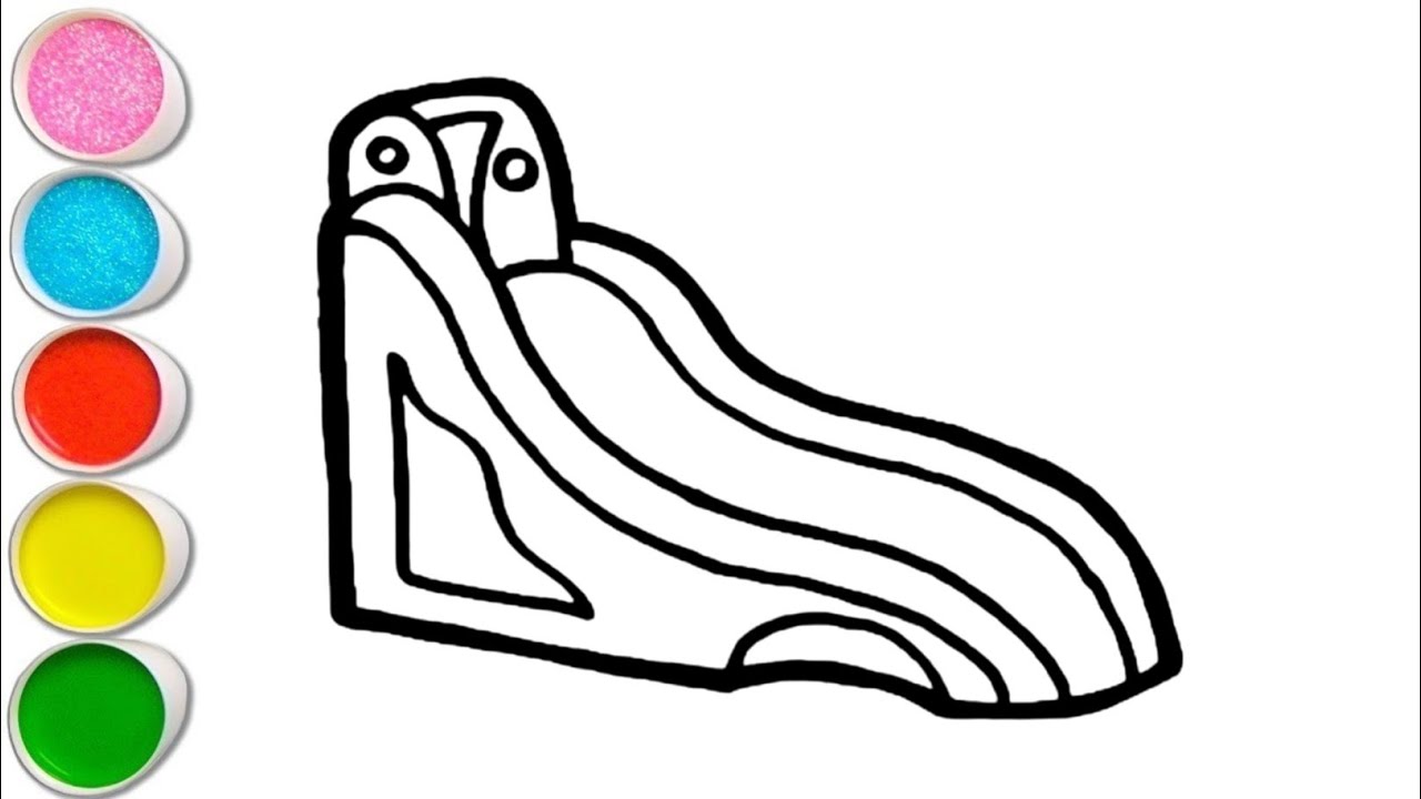 A Beautiful Slide Drawing for kids | How to draw a Slide for kids ...