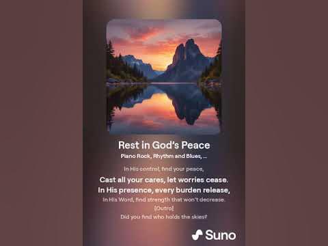Rest in God’s Peace: A Song of Trust and Solace - YouTube