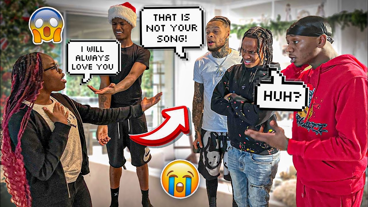 Singing Other Artists Songs Acting Like They're Mine *Hilarious ...