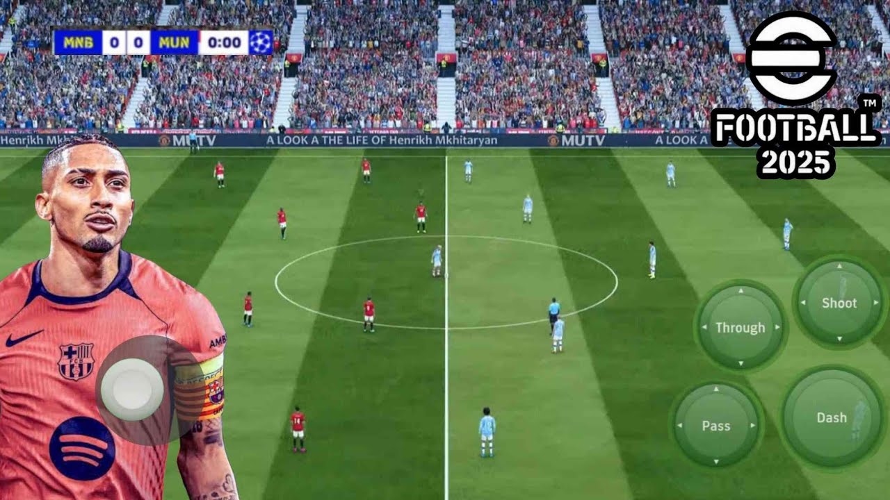 eFOOTBALL PES 2025 Mobile Android Patch UCL 4.4.1 Best Graphics Full license 24/2025 - YouTube