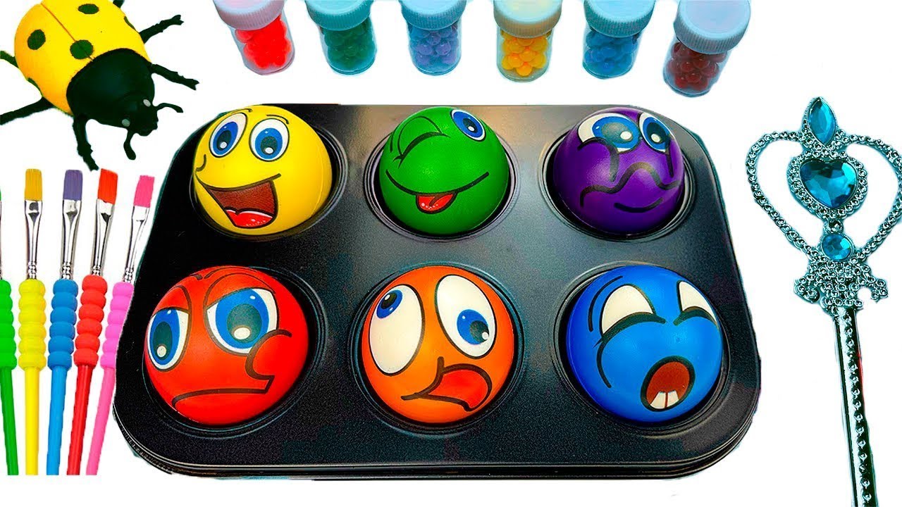 Oddly Satisfying Video| How I Create Soccer Balls and Rainbow PopIt ...