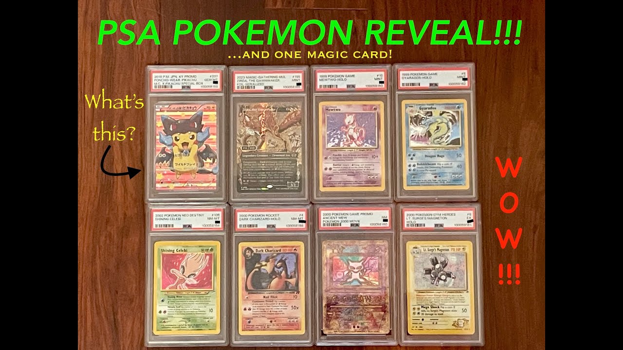 PSA POKÉMON REVEAL!!! Yes, that's a PONCHO-WEAR PIKACHU!! How did we do ...