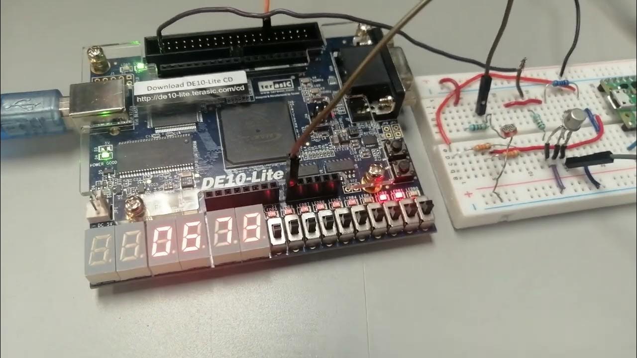 Control de iluminación con LDR - FPGA DE10-Lite - YouTube
