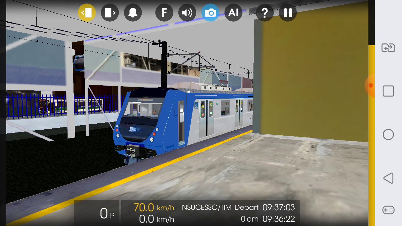 Hmmsim 2: supervia. Alstom 5000 em bonsucesso - YouTube