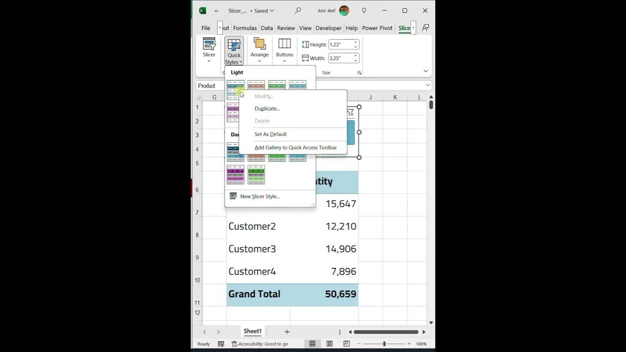 Unlock the Secret: Customize Slicer Font & Font Size #excel #exceltips ...