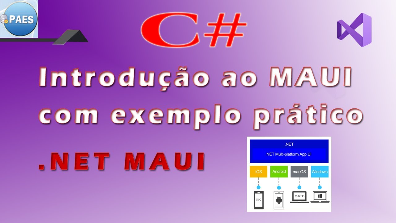 C#, introdução ao NET MAUI. Visual Studio 2022. - YouTube