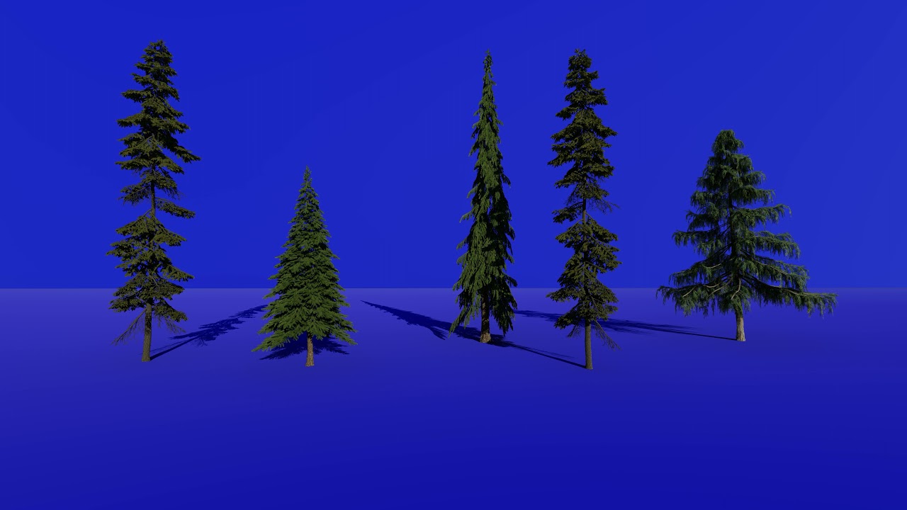 BEST BLUE SCREEN TREES (PACK OF 10) 4K - YouTube