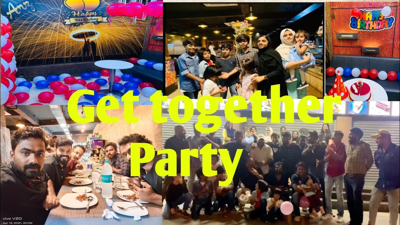 ️A Get together party MysoreA wonderful evening party // A memorable ...