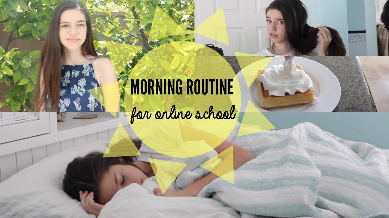 Morning Routine For Online School 2015! - YouTube