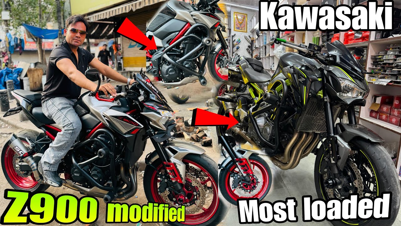Kawasaki ninja Z900 Modified ‼️ Full Look Change for. Z900 😱 - YouTube