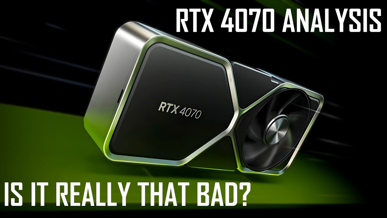 RTX 4070 ANALYSIS - Worst 70 Class GPU released? - YouTube