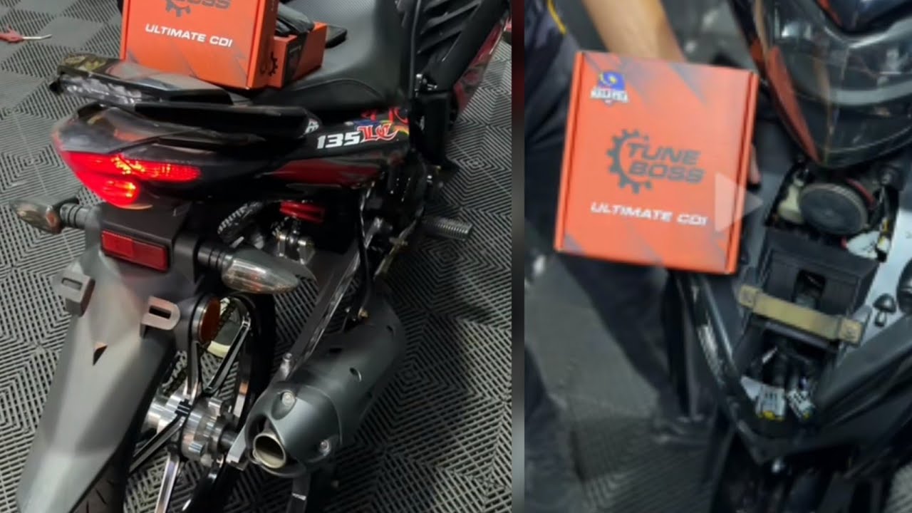 CDI LC 135 TUNEBOSS REVIEW BELANJER BUNYI LETUP 🧨 - YouTube