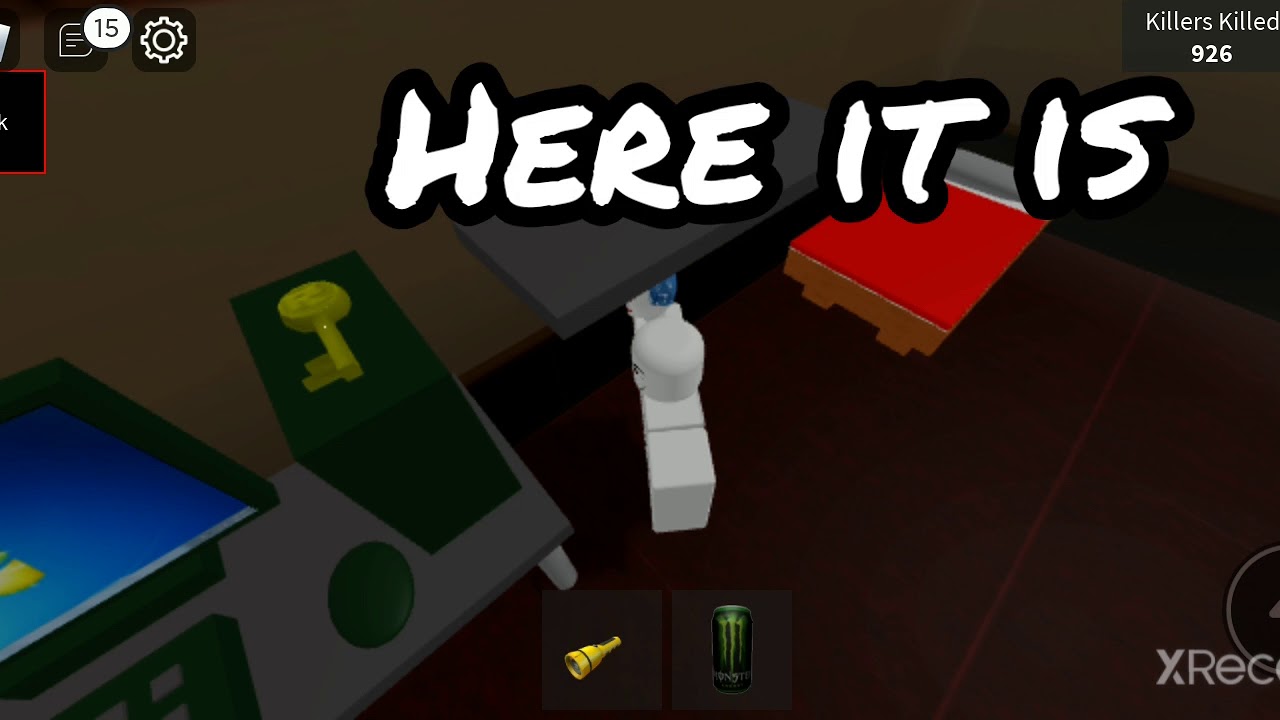 Roblox [HOW TO GET THE BADGE EXECUTION ROOM] badge in SURVIVE AND KILL ...