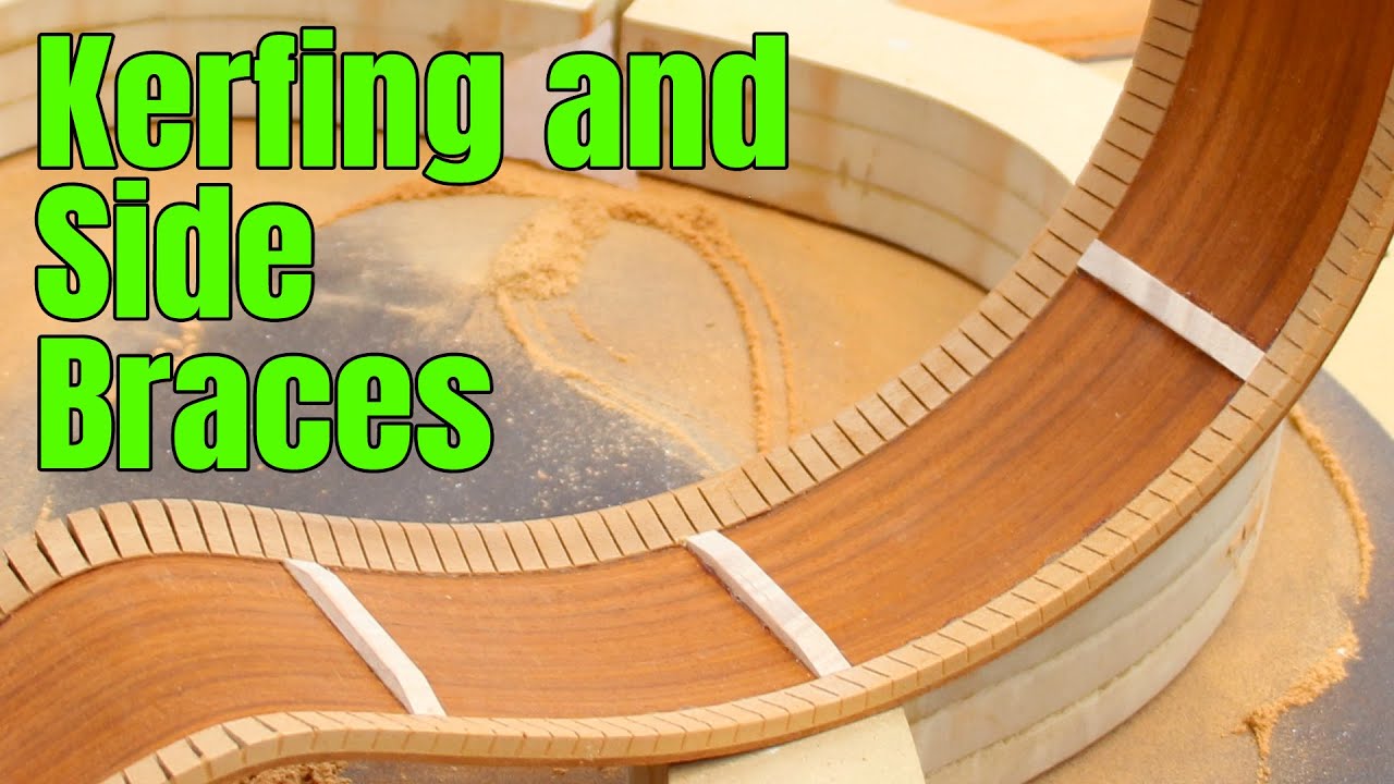 Installing Kerfing an Side Braces | Building an Acoustic Guitar - YouTube