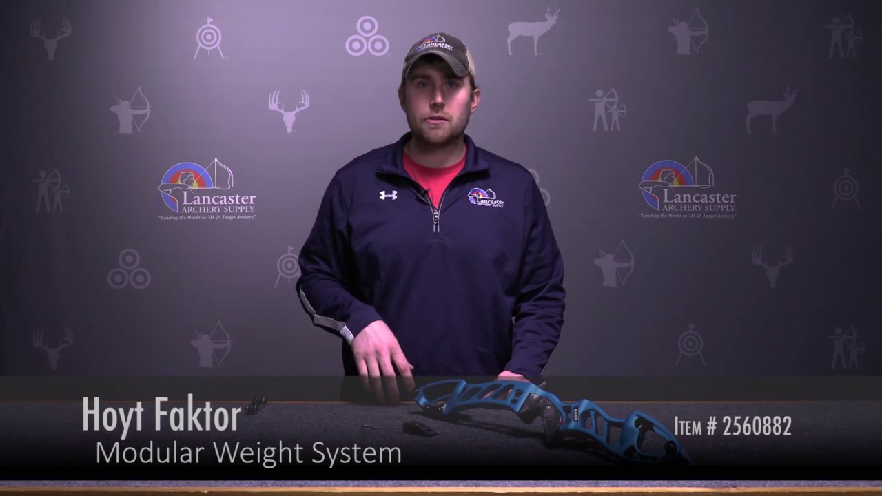 Hoyt Faktor Modular Weight System Review at LancasterArchery.com - YouTube