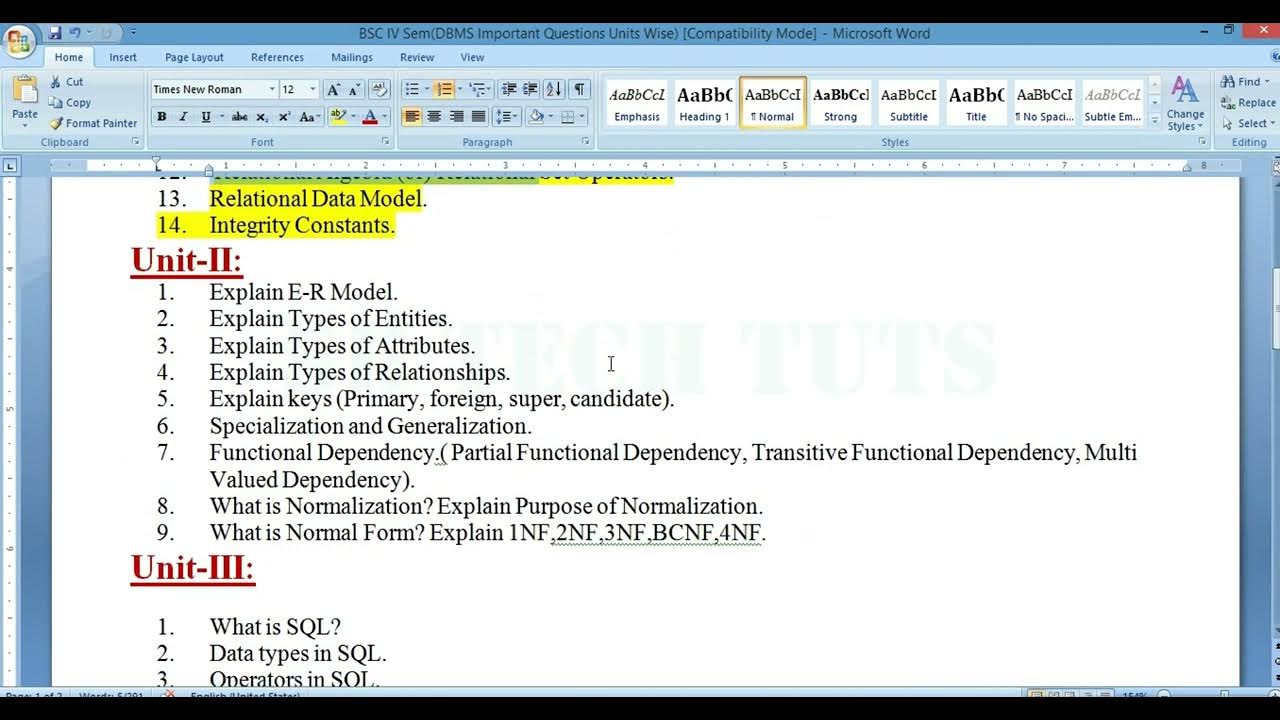 DBMS Important Questions Database Management System Important Questions Telugu YouTube dbms-important-questions-database-management-system-important-questions-telugu-youtube