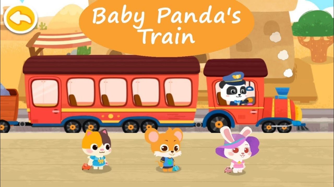 Baby Panda Train | Little Panda 🐼 Super Train cartoon | Penguin 🐧 ...