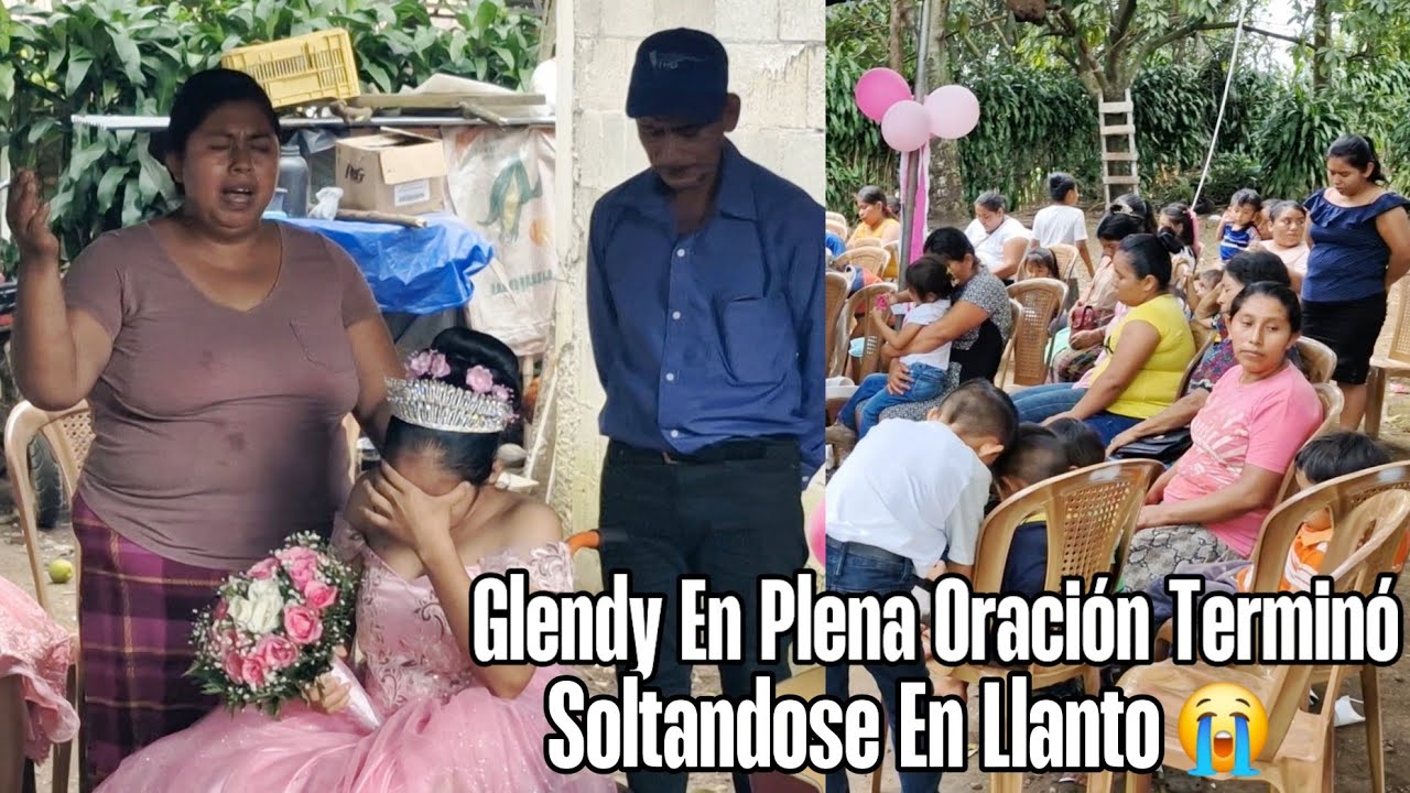 Glendy se puso a llorar😭en plena fiesta junto a sus padres agradecía a ...