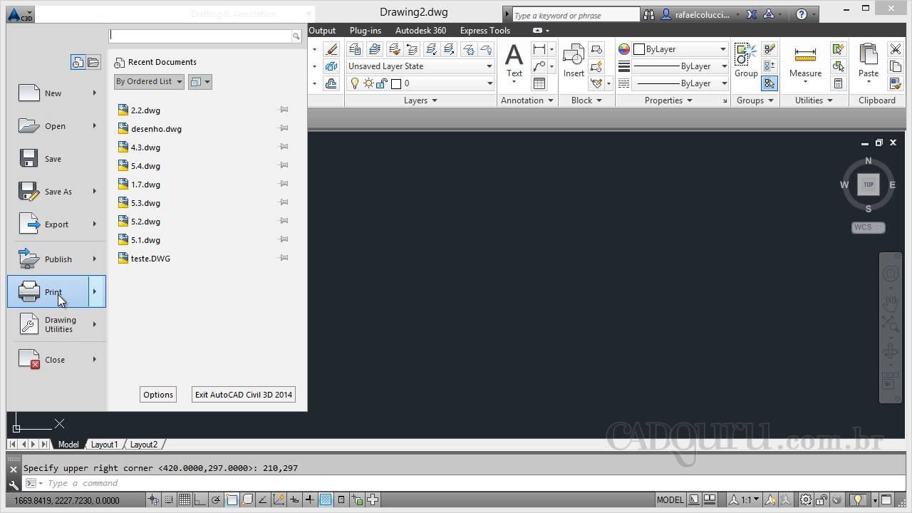 Dica Rápida do AutoCAD 2014 Por que configurar os Limites de um desenho ...