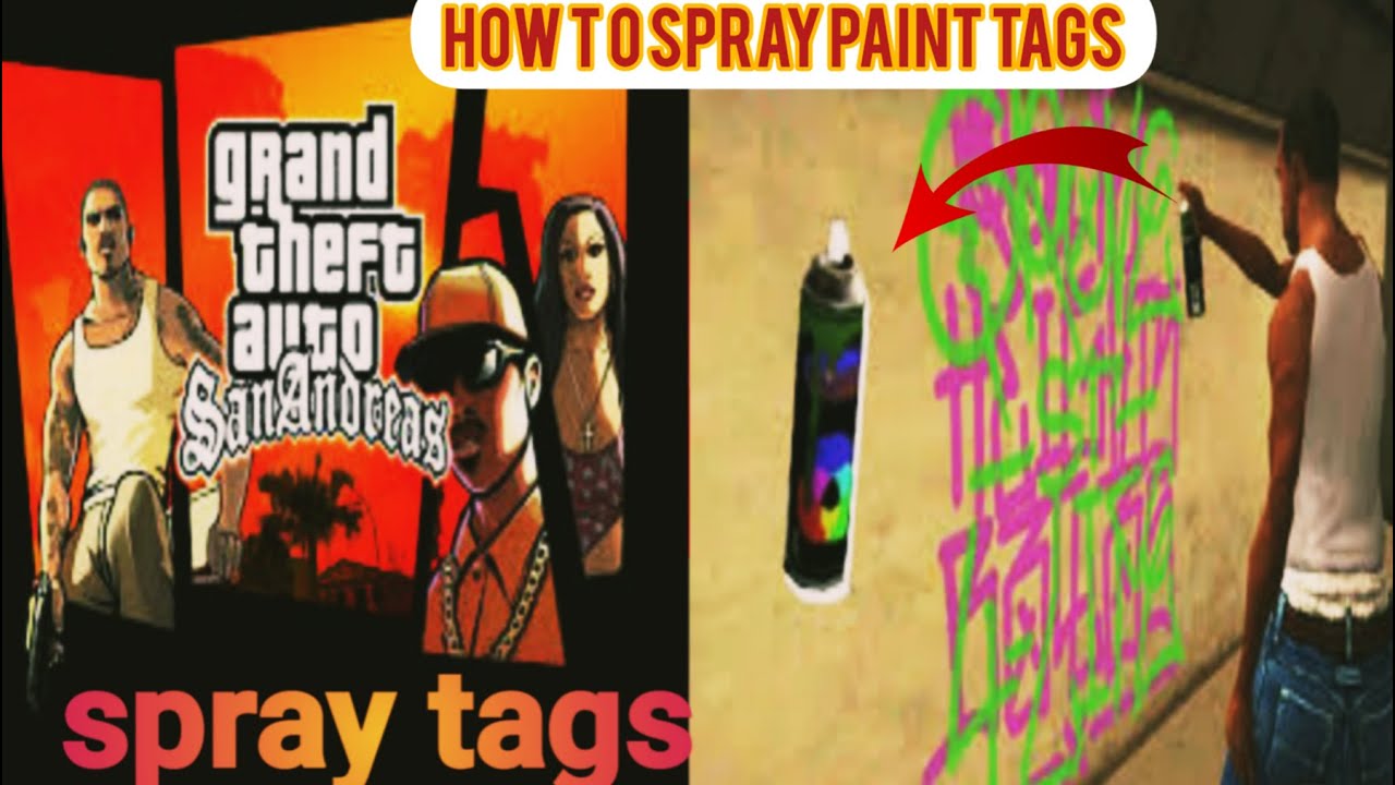 how to complete spray paint mission || GTA San Andreas - Tags - YouTube