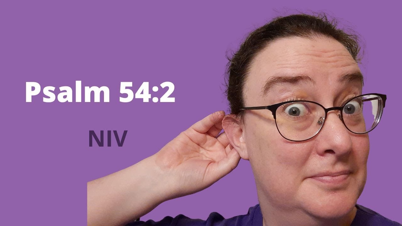 An EASY way to memorize Ps. 54:2 (NIV, Bible Drill Red Cycle) - YouTube