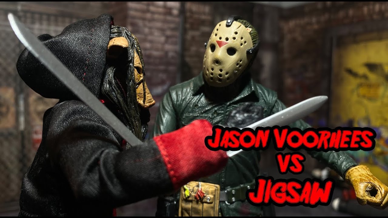 Jason Voorhees VS Jigsaw Stop Motion - YouTube