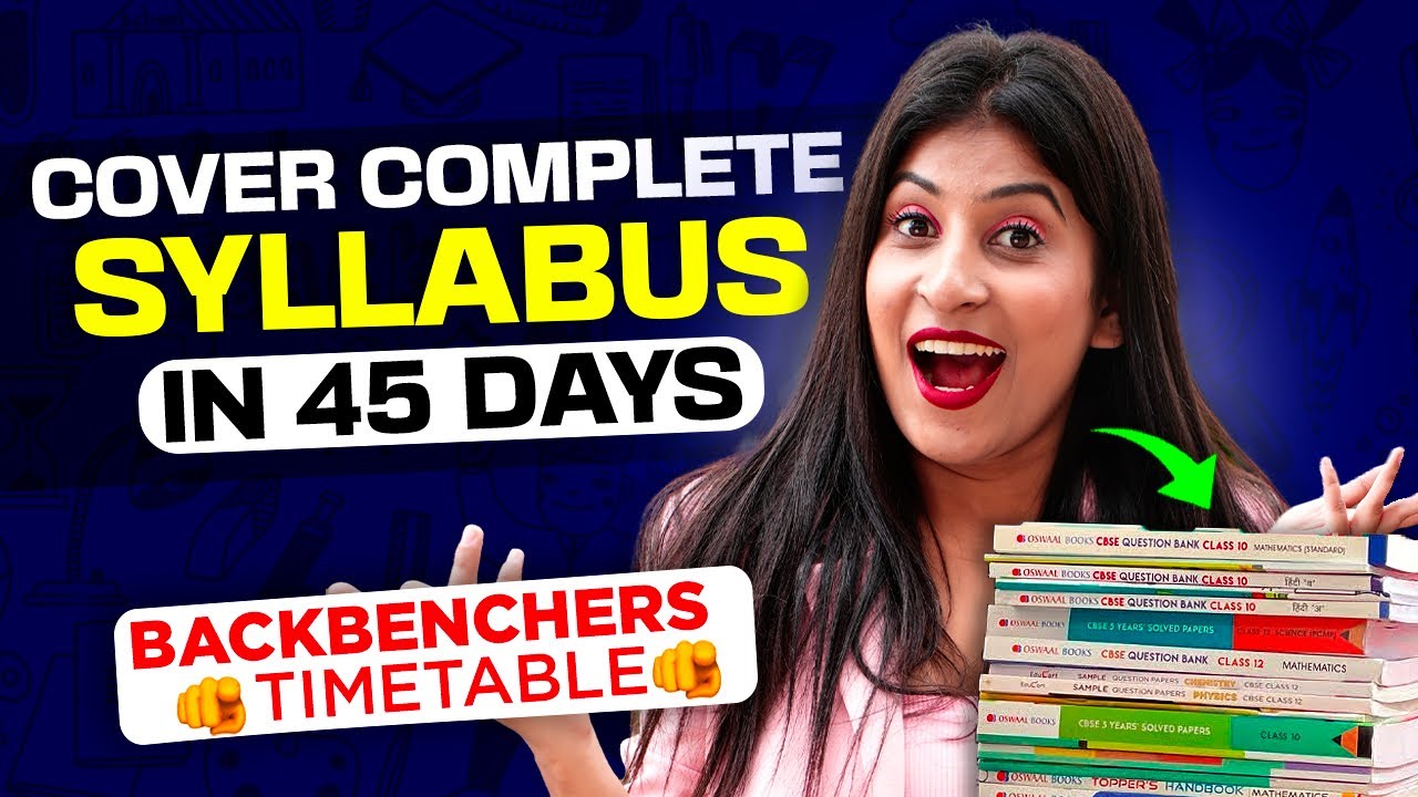 How to cover complete syllabus in 2 months🔥Best timetable +Huge ...