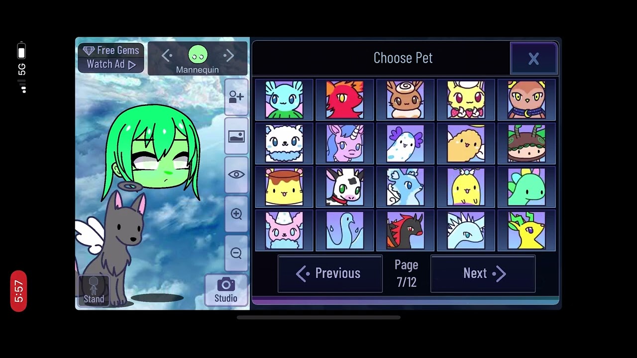 How to make a Dinosaur in gacha club - YouTube