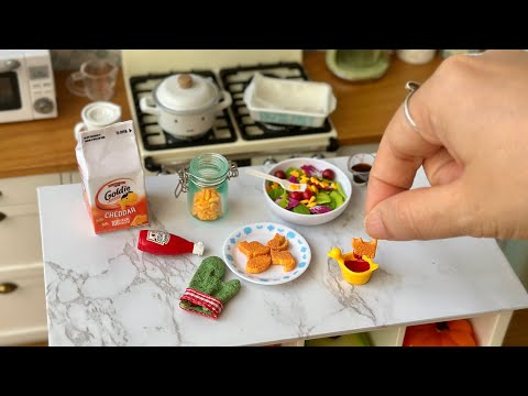 Can I Reset My Miniature World in One Day? Tidy Kitchen, Full Fridge, Fresh Lunch & a Happy Turtle