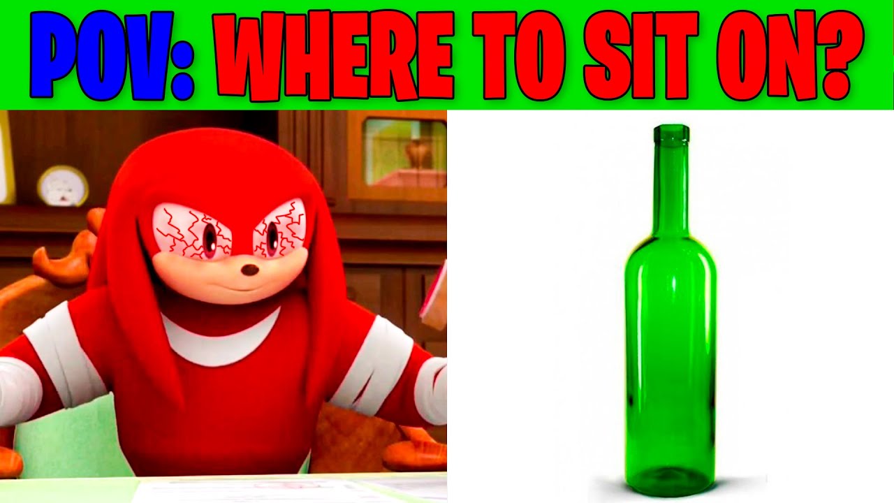 Knuckles rates where to sit on (Knuckles approved) - YouTube