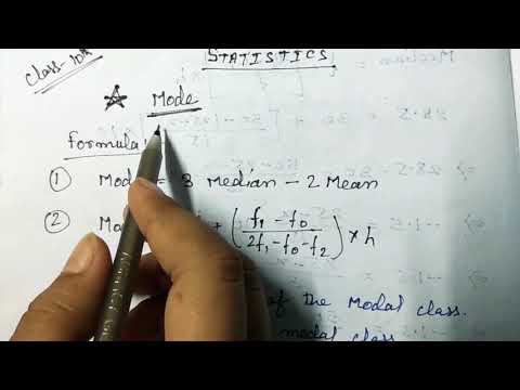 Our 10th class(Mode formula) Statistics sums solution 10th standard ...
