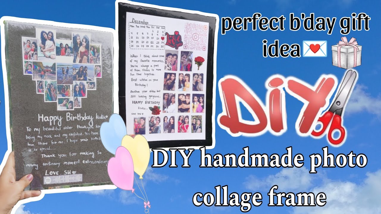 😱😳How to make DIY personalised photo frame for the perfect birthday ...