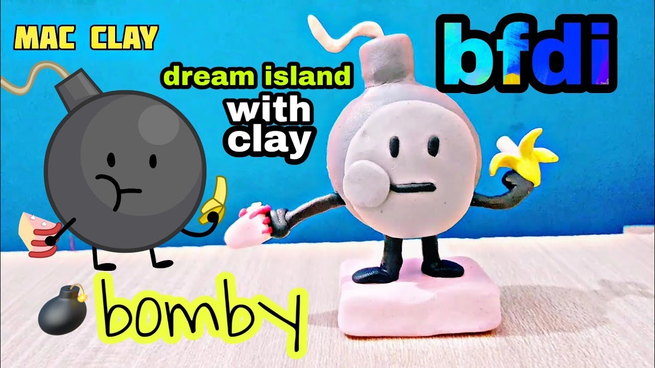 Making BFDI(BFB) with Clay😜Mac Clay - YouTube