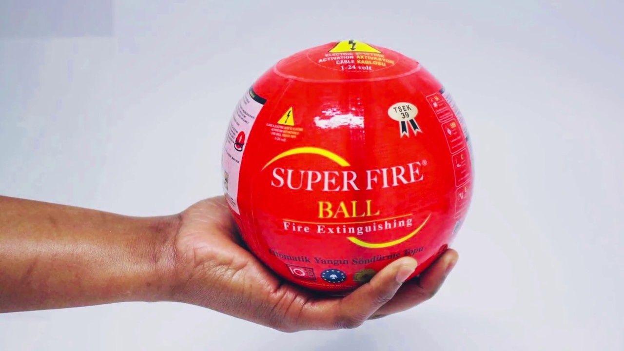Super Fireball - Automatic Fire Extinguisher - YouTube