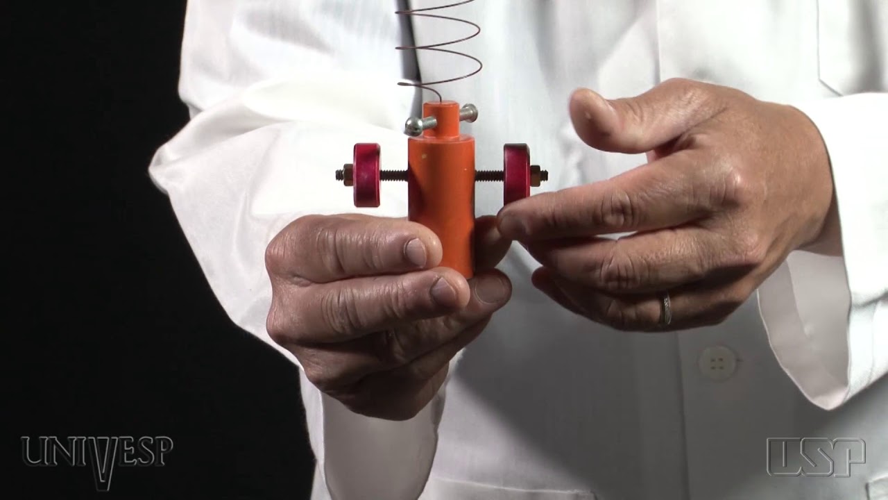 Ressonância: pêndulo de Wilberforce - YouTube